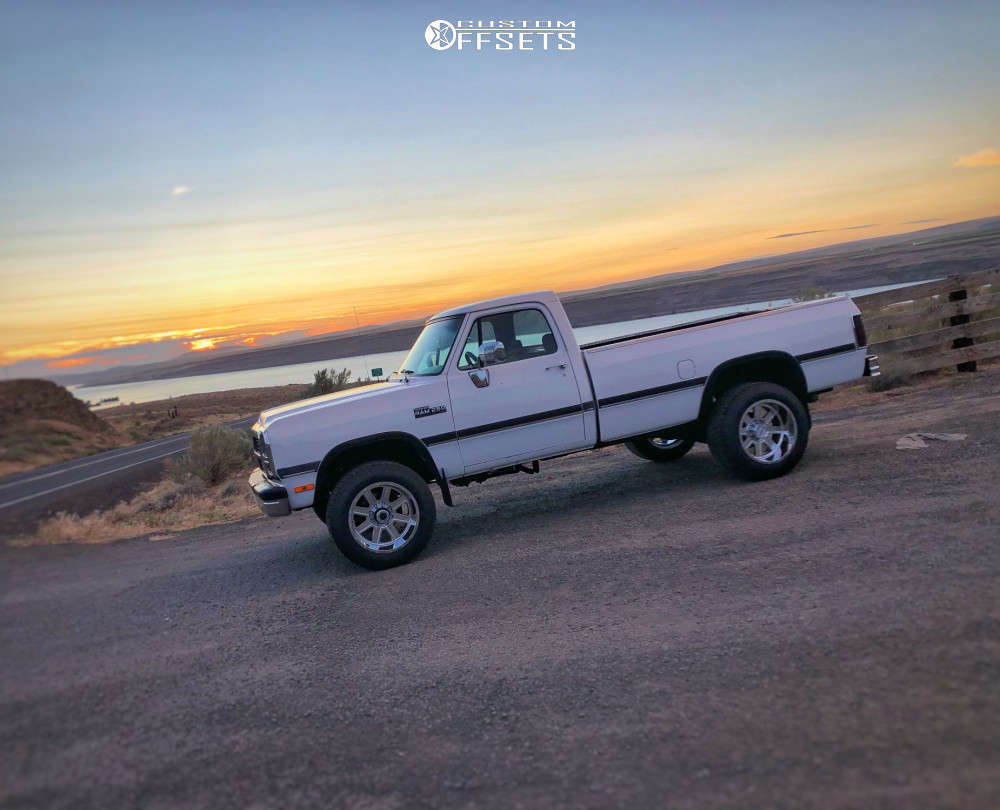 1991 Dodge W250 with 20x12 -44 Raceline Hostage and 33/12.5R20 Toyo ...
