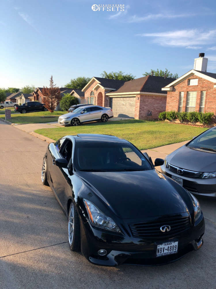 2012 INFINITI G37 with 20x9 25 Gianelle Yerevan and 245/35R20 Road One ...