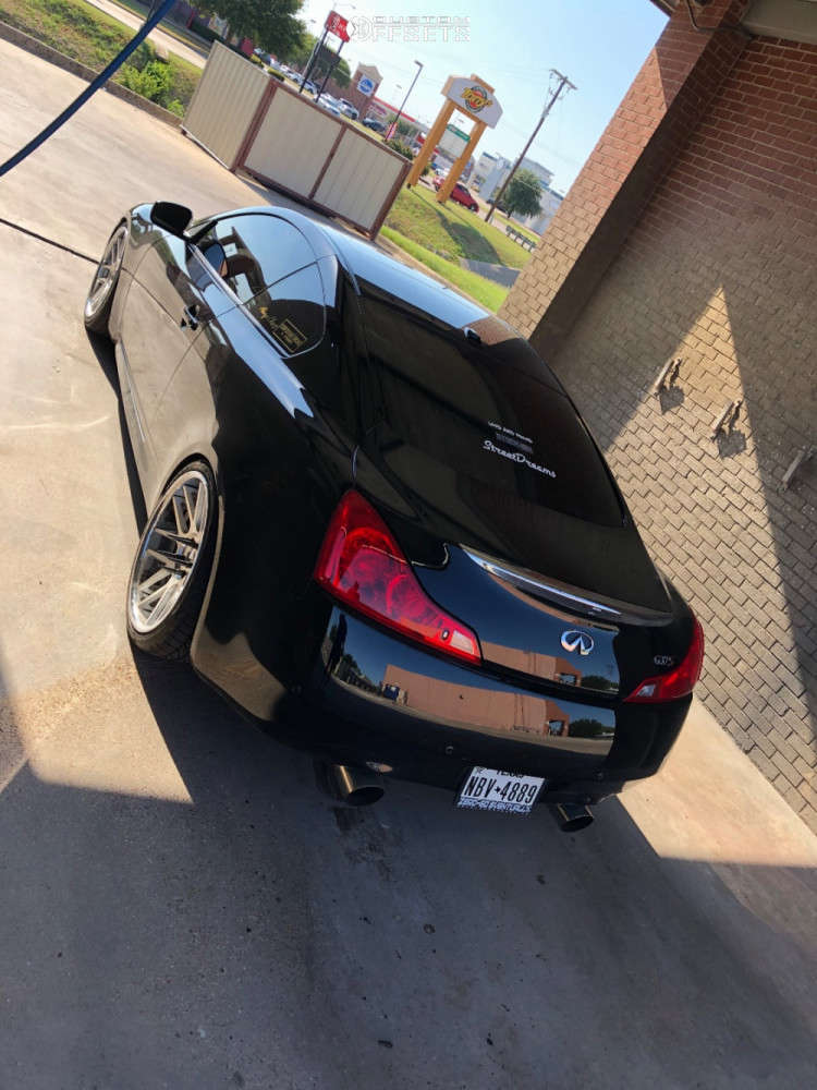 2012 INFINITI G37 with 20x9 25 Gianelle Yerevan and 245/35R20 Road One ...
