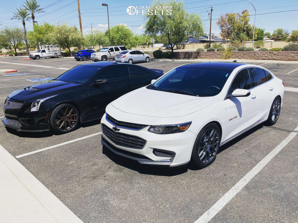 2018 Chevrolet Malibu with 19x8.5 35 Verde V44 and 235/30R19 Nitto ...