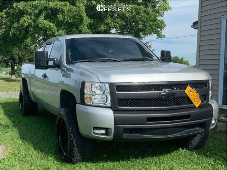 2010 Chevrolet Silverado 1500 with 22x12 -44 Motiv Offroad Mutant and ...