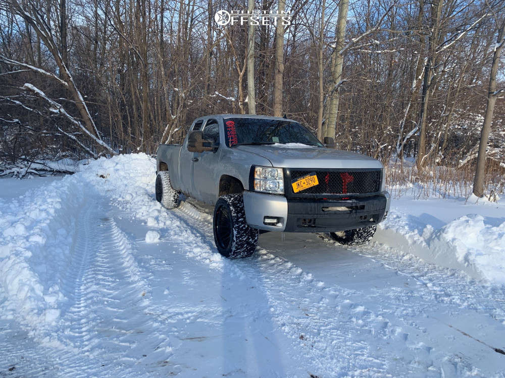 2010 Chevrolet Silverado 1500 with 22x12 -44 Motiv Offroad Mutant and ...
