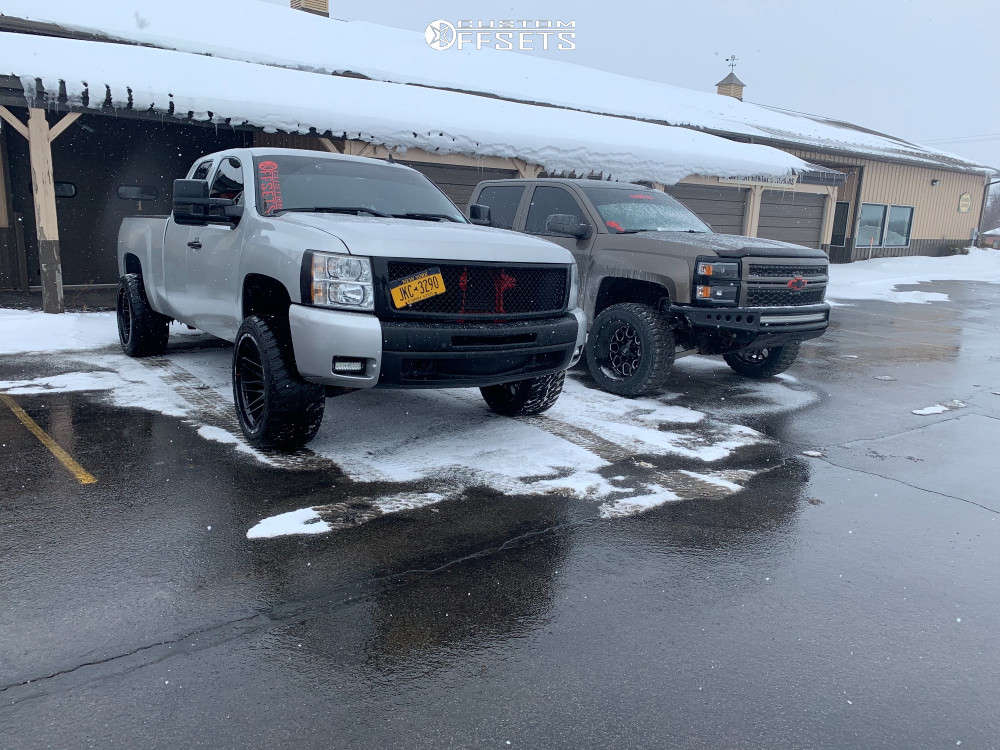 2010 Chevrolet Silverado 1500 with 22x12 -44 Motiv Offroad Mutant and ...