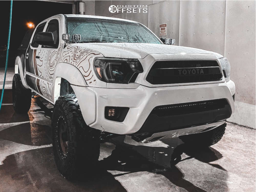 2012 Toyota Tacoma with 16x8 0 Method Nv and 285/75R16 Falken Wildpeak ...