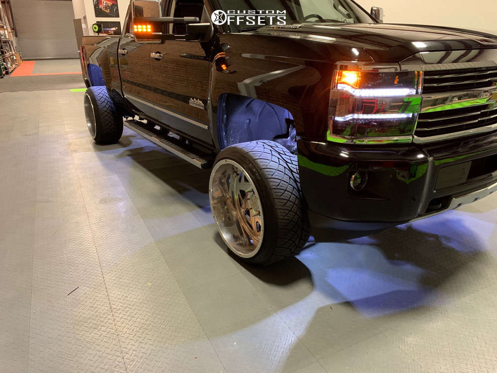 2015 Chevrolet Silverado 2500 HD with 24x14 -76 American Truxx Kronos ...