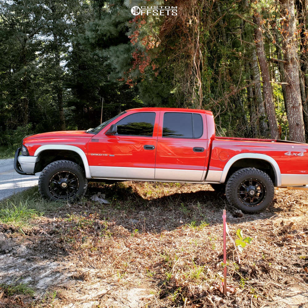 2002 Dodge Dakota with 18x9 -12 Anthem Off-Road Instigator and 275 ...