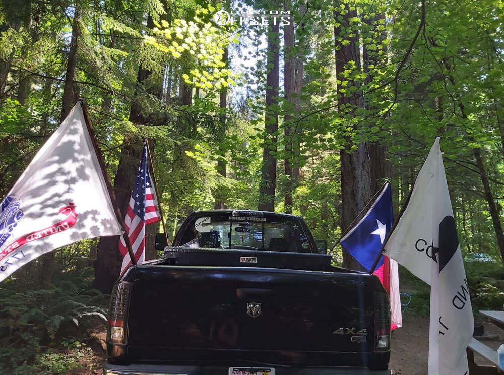 2009 Dodge Ram 2500 with 20x9 -18 MB Wheels 352 and 35/12.5R20 Lionhart ...