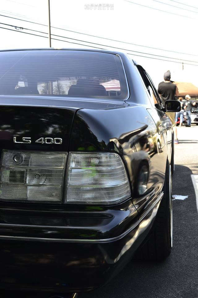 1995 Lexus LS400 with 19x10 21 Weds Bazreia and 235/35R19 Achilles Atr ...