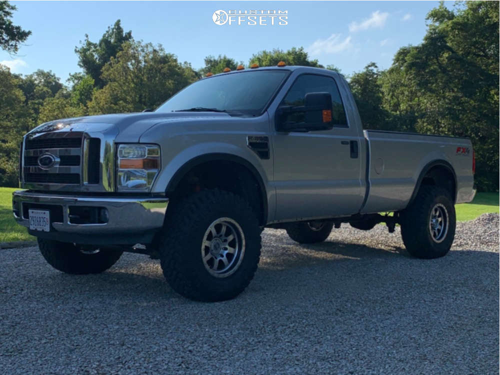 2010 Ford F-250 Super Duty with 17x9 -12.7 Raceline Avenger and 35/12 ...
