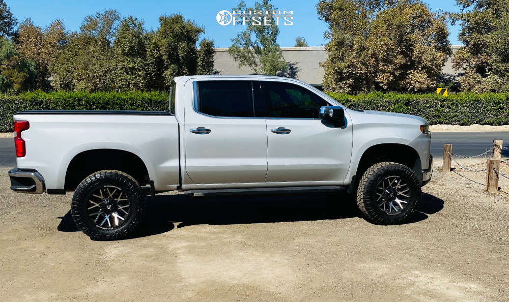 2019 Chevrolet Silverado 1500 with 20x10 -25 Dropstars 654MB and 35/12 ...