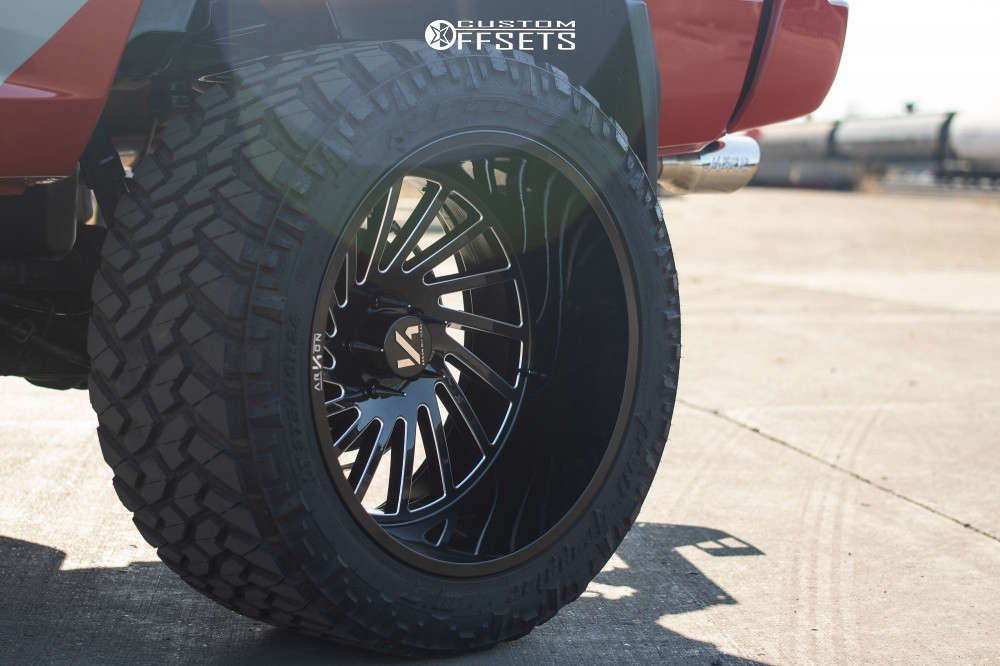 2014 Ram 1500 with 24x14 -81 ARKON OFF-ROAD Caesar and 375/40R24 Nitto ...