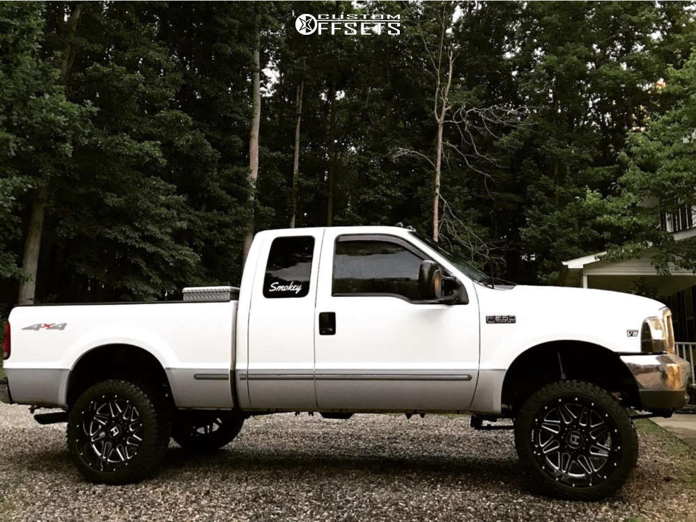 1999 Ford F-250 Super Duty with 22x12 -44 Hostile Sprocket and 33/12 ...