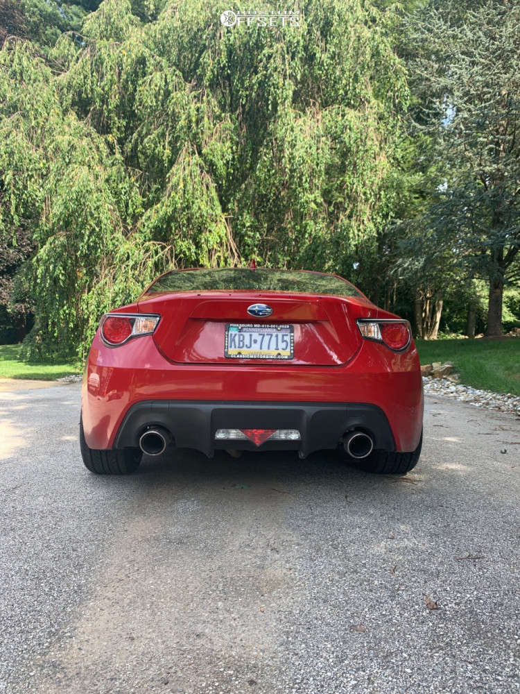 2015 Subaru BRZ with 18x9.5 38 Rosenstein Delta and 255/35R18 Vercelli ...