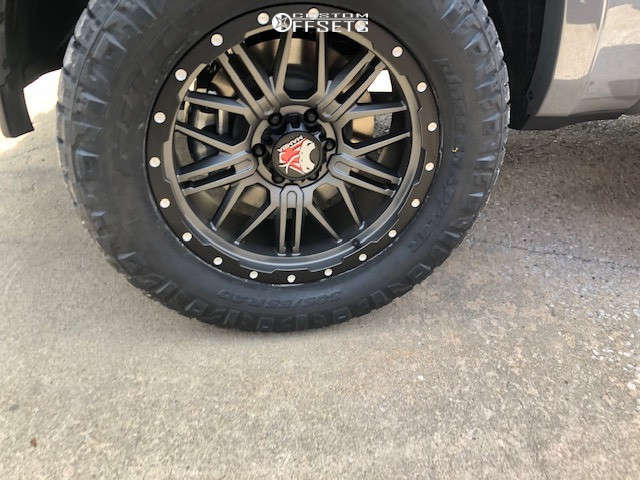 2020 Ram 1500 with 20x9 -12 Mamba M25 and 305/55R20 Nitto Ridge ...