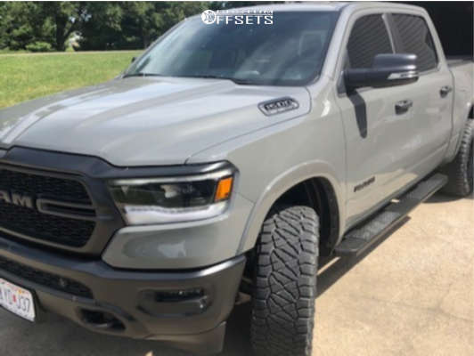 2020 Ram 1500 with 20x9 -12 Mamba M25 and 305/55R20 Nitto Ridge ...