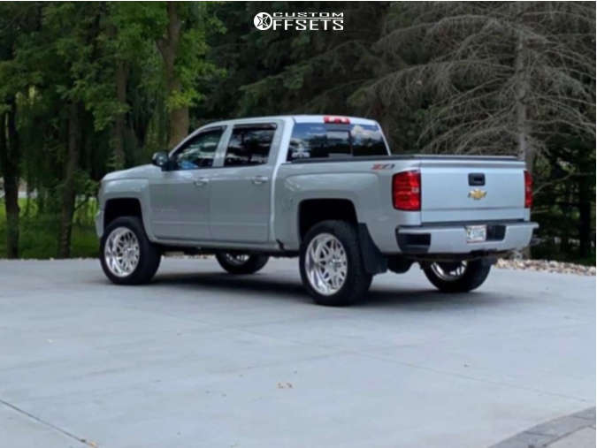 2016 Chevrolet Silverado 1500 with 22x10 -25 American Force Trax Ss and ...