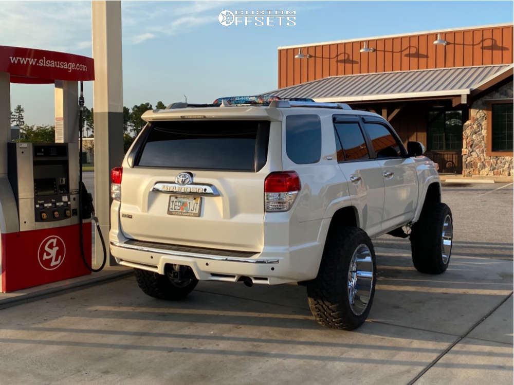 2012 Toyota 4Runner with 22x12 -57 Vision Spyder and 35/12.5R22 ...