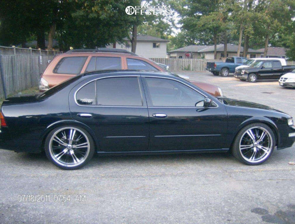 1995 Nissan Maxima with 20x8 40 Konig Unknown and 225/35R20 Nexen N3000 ...