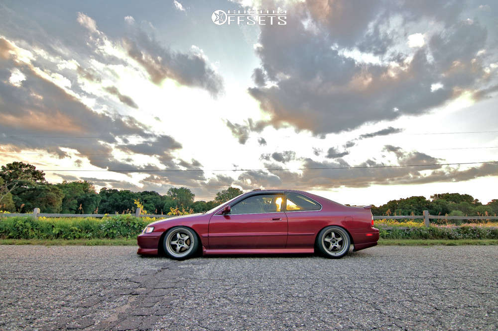 1994 Honda Accord with 17x9 15 Ambit Rt12 and 215/40R17 Nankang NS-25 ...