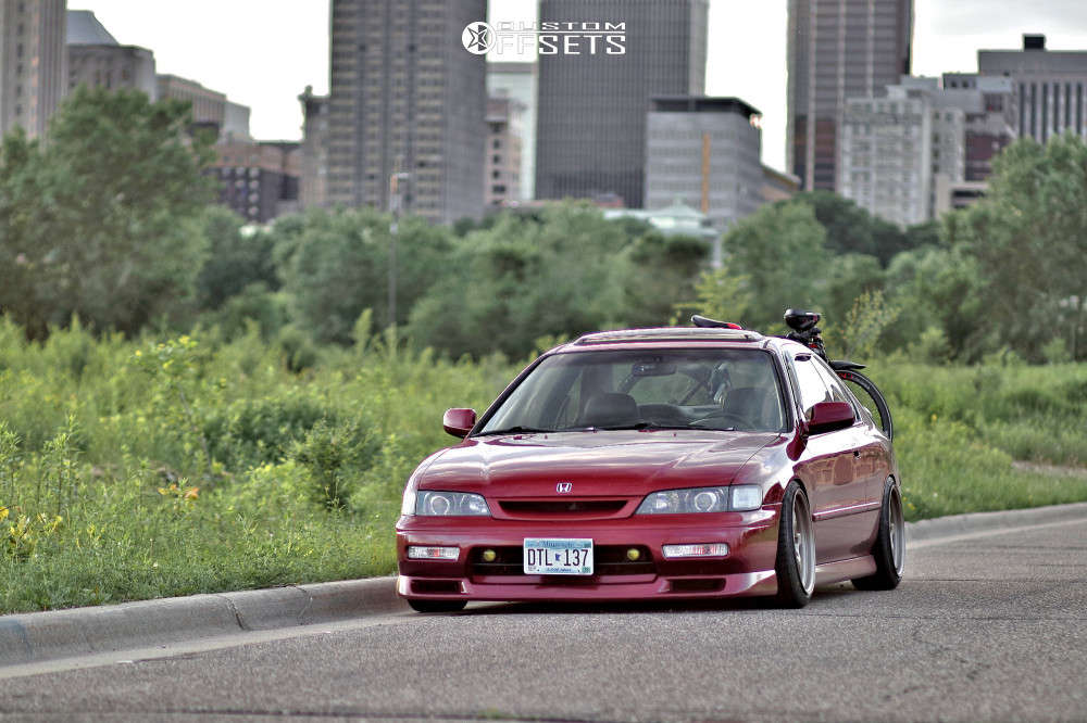 1994 Honda Accord with 17x9 15 Ambit Rt12 and 215/40R17 Nankang NS-25 ...