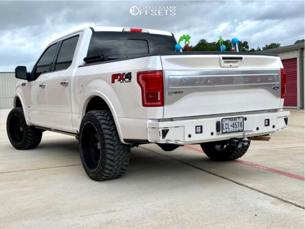 2015 Ford F-150 with 22x12 -44 Hostile Alpha and 33/12.5R22 Nitto Trail ...