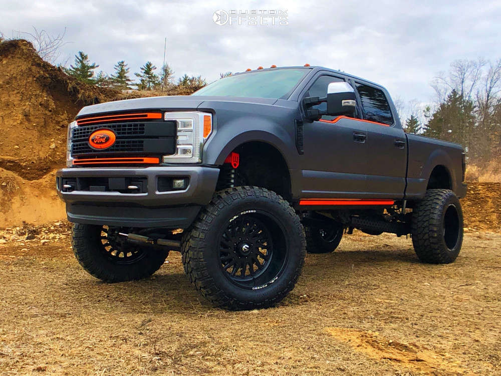 2018 Ford F-250 Super Duty with 22x14 -76 Fuel Forged Ff30 and 42/15 ...