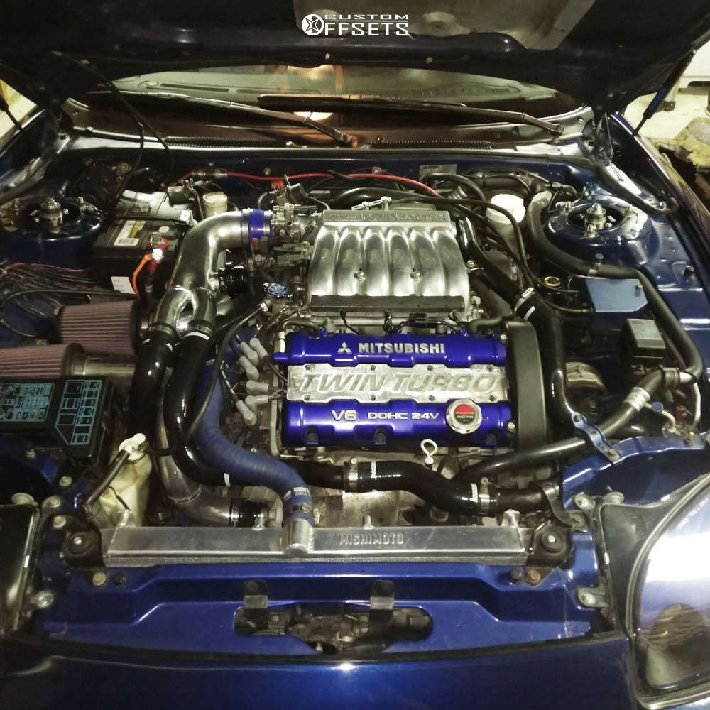 1994 Mitsubishi 3000GT with 18x8.5 32 Tenzo R Cuzco V1 and 245/40R18 ...