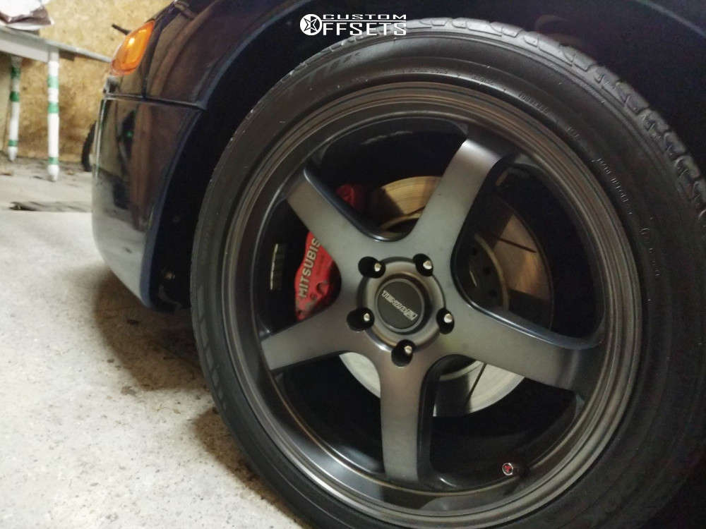 1994 Mitsubishi 3000GT with 18x8.5 32 Tenzo R Cuzco V1 and 245/40R18 ...