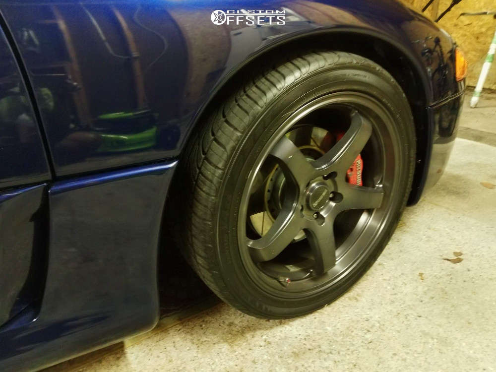 1994 Mitsubishi 3000GT with 18x8.5 32 Tenzo R Cuzco V1 and 245/40R18 ...