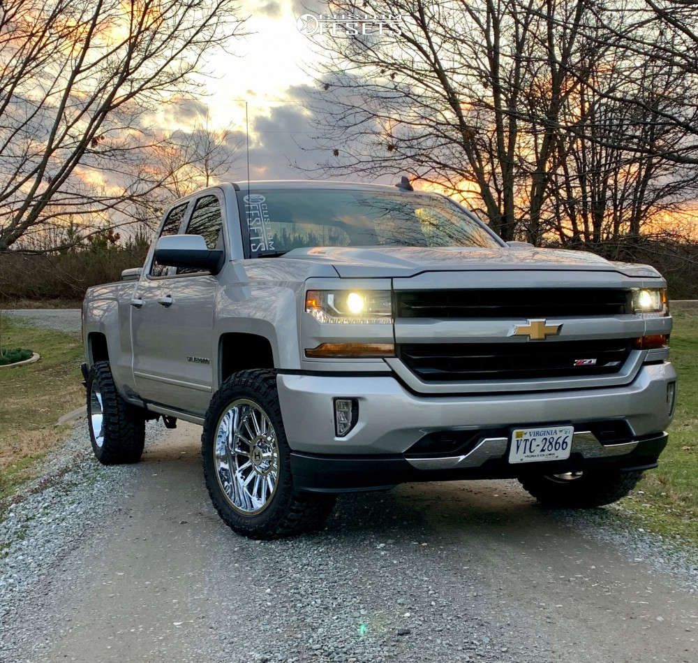 2019 Chevrolet Silverado 1500 LD with 20x10 -19 Hostile Predator and 33 ...
