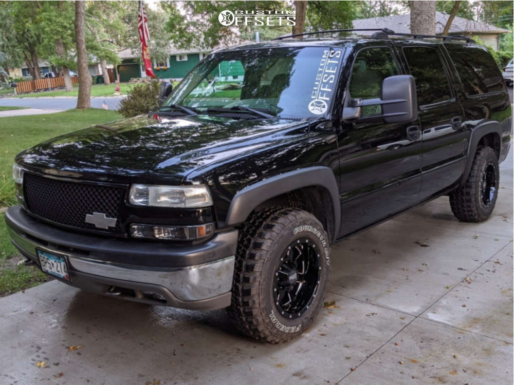 2003 Chevrolet Suburban 1500 with 17x10 -24 Moto Metal Mo962 and 265 ...