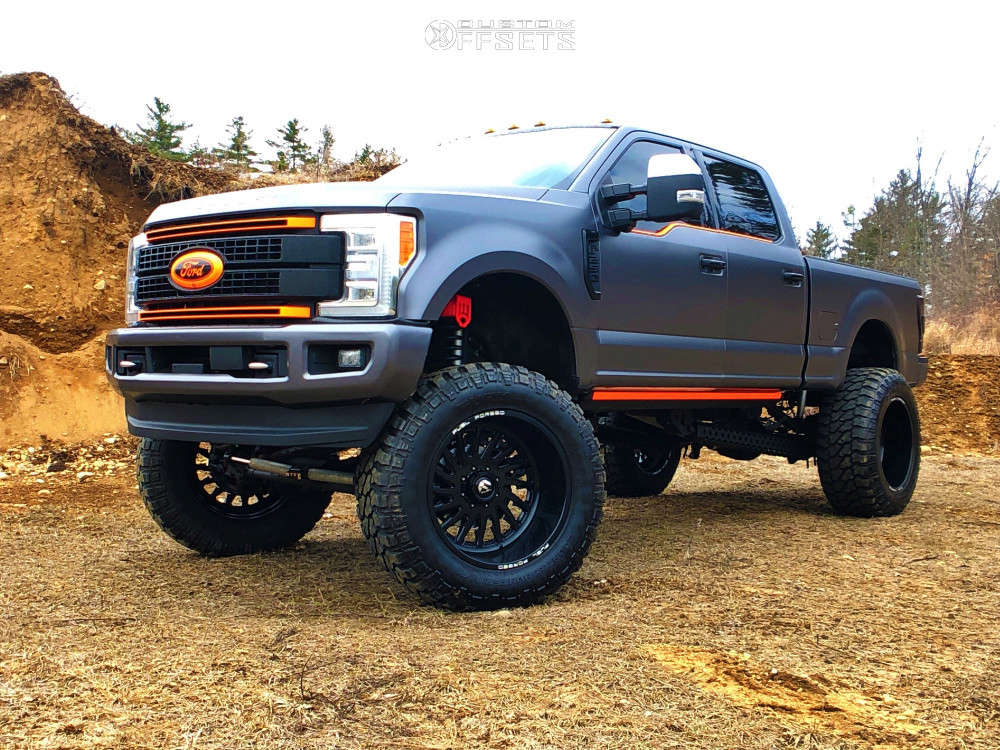 2017 Ford F-250 Super Duty with 22x14 -76 Fuel Forged Ff30 and 42/15 ...