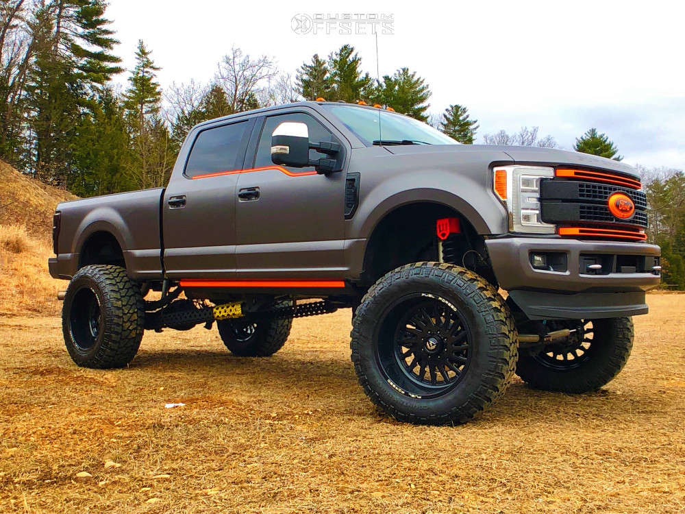 2017 Ford F-250 Super Duty with 22x14 -76 Fuel Forged Ff30 and 42/15 ...