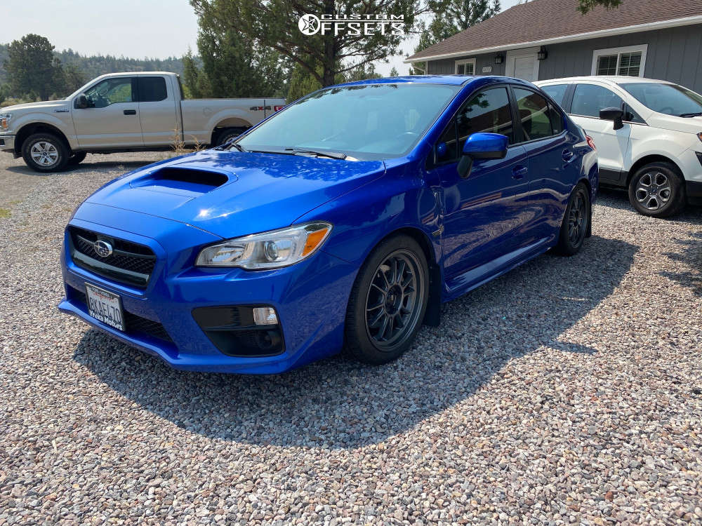 2016 Subaru WRX with 18x8.5 45 Konig Hypergram and 245/45R18 Nankang NS ...