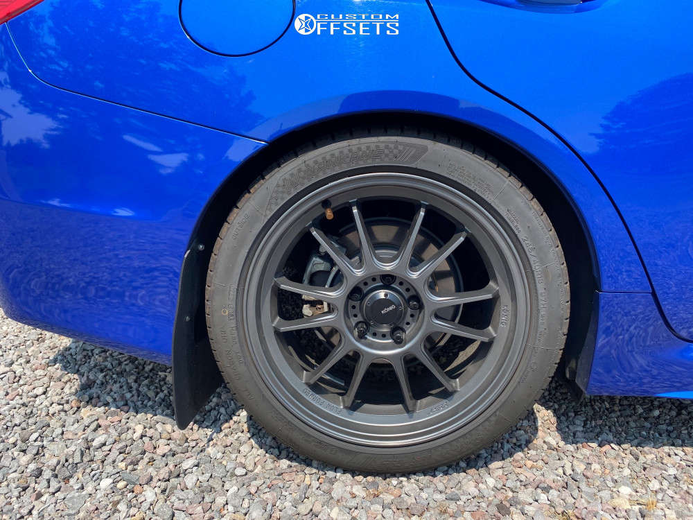 2016 Subaru WRX with 18x8.5 45 Konig Hypergram and 245/45R18 Nankang NS ...