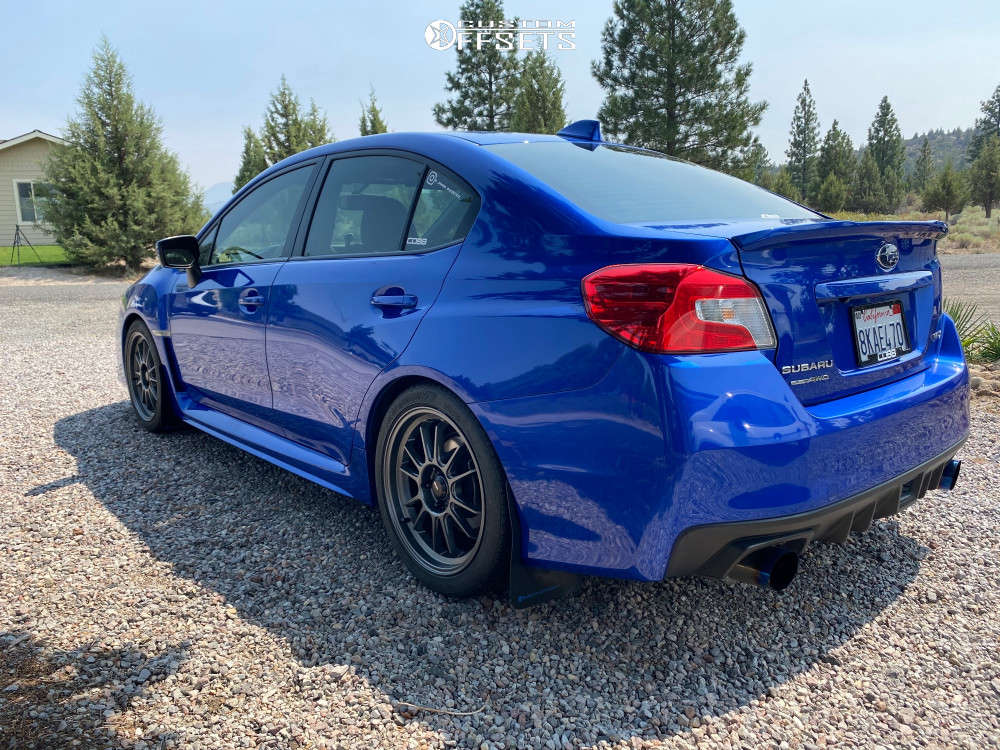 2016 Subaru WRX with 18x8.5 45 Konig Hypergram and 245/45R18 Nankang NS ...