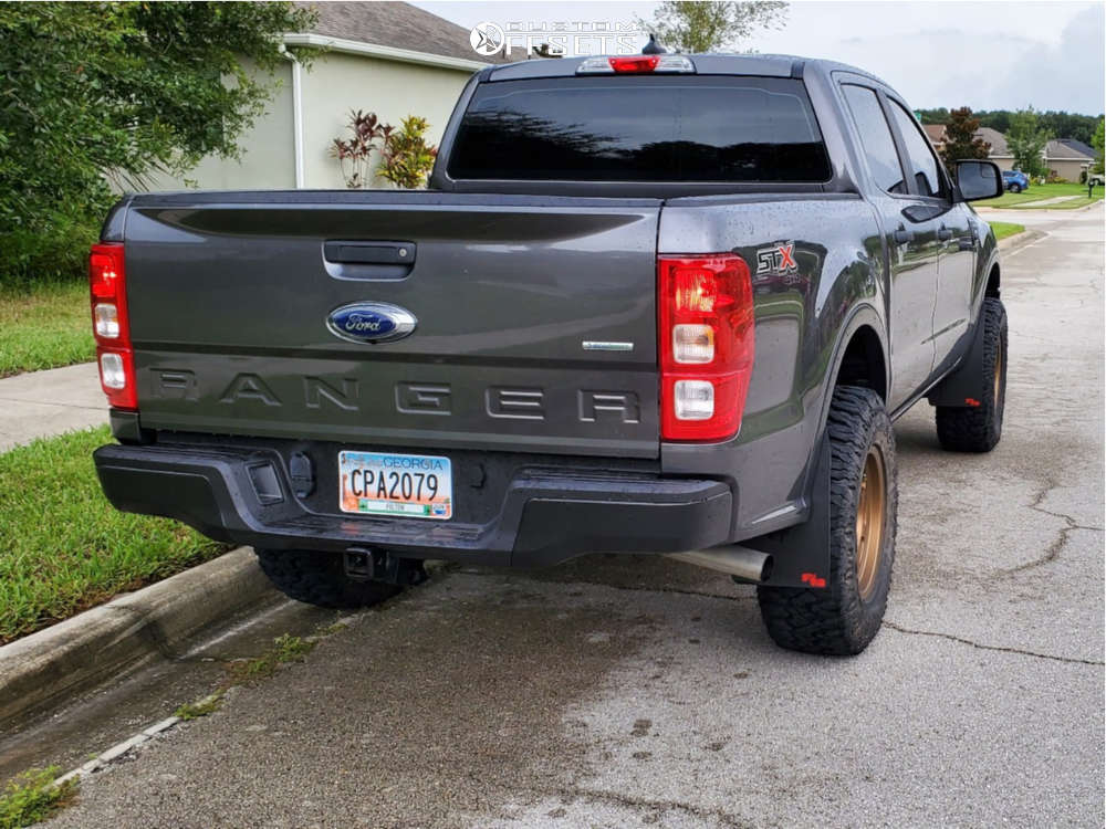 2020 Ford Ranger with 17x8.5 Method Mr701 and 285/70R17 Milestar ...