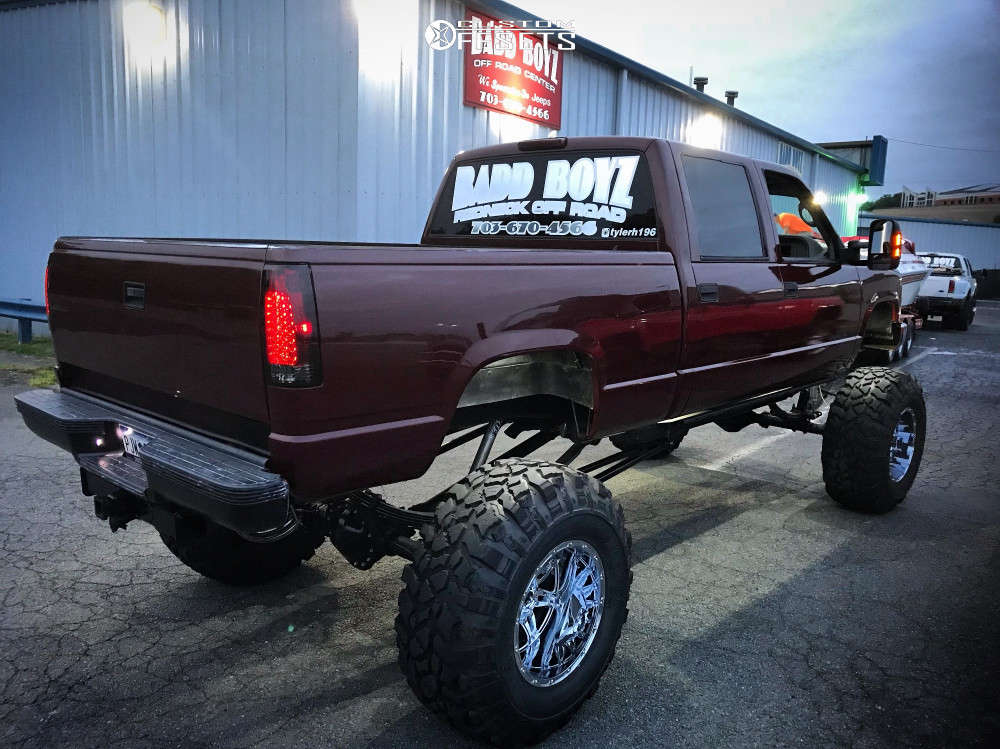 1999 Chevrolet K3500 with 20x14 -76 Fuel Hostage and 42/15.5R20 Pit ...