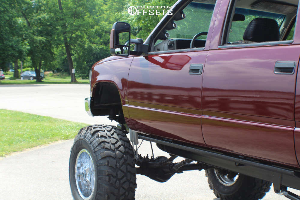 1999 Chevrolet K3500 with 20x14 -76 Fuel Hostage and 42/15.5R20 Pit ...