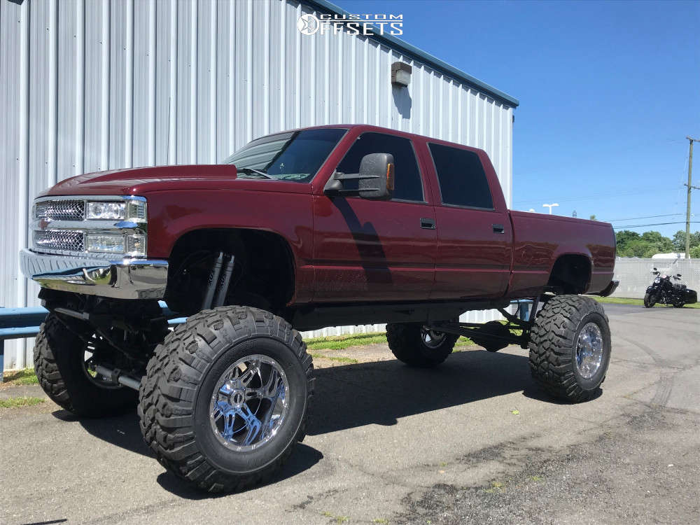 1999 Chevrolet K3500 with 20x14 -76 Fuel Hostage and 42/15.5R20 Pit ...