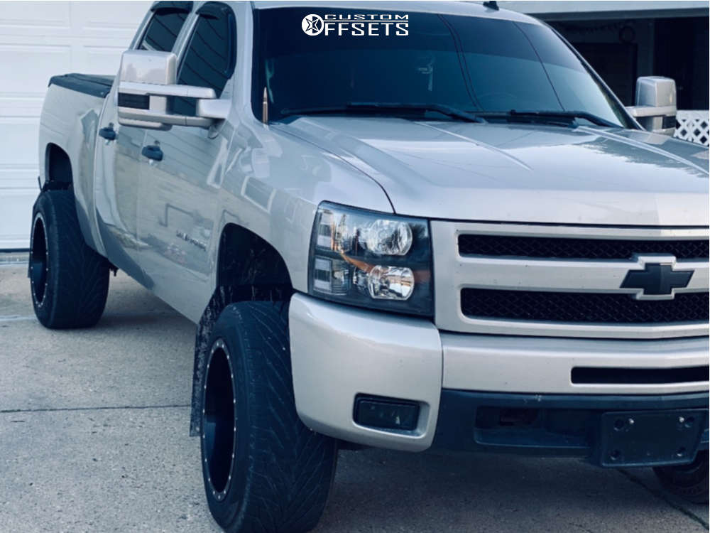 2009 Chevrolet Silverado 1500 with 20x12 -44 RBP 87r and 33/12.5R20 ...