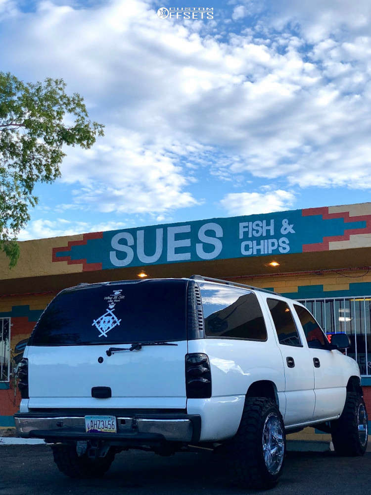 2003 Chevrolet Suburban 1500 with 20x12 -44 Fuel Hostage and 33/12.5R20 ...