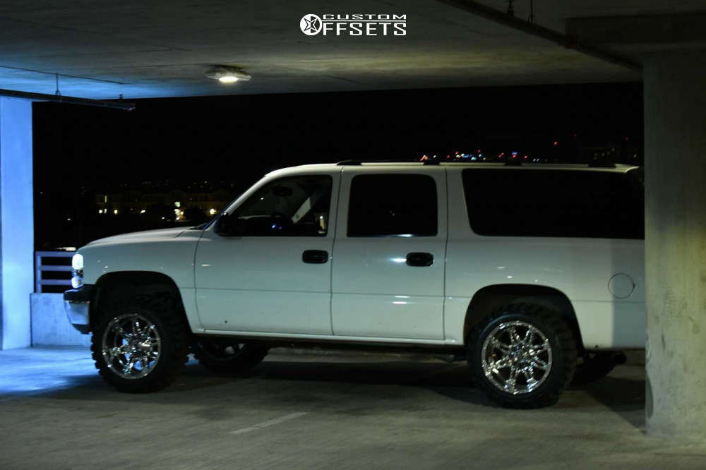 2003 Chevrolet Suburban 1500 with 20x12 -44 Fuel Hostage and 33/12.5R20 ...