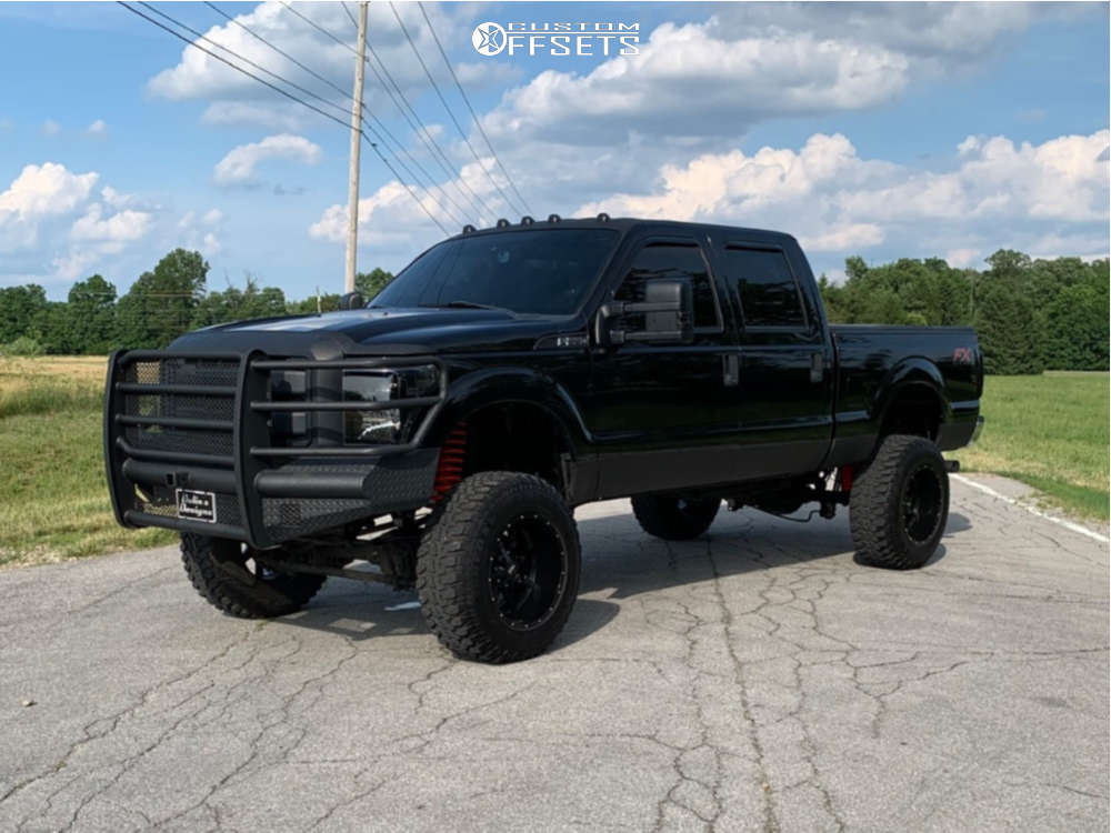 2012 Ford F-250 Super Duty with 20x12 -44 Moto Metal Mo970 and 37/12 ...