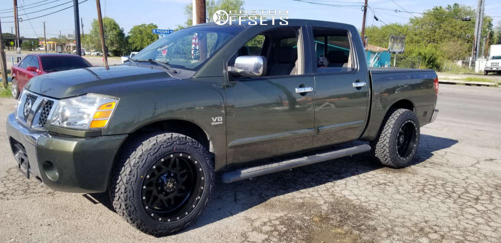2004 Nissan Titan with 20x12 -44 RBP Avenger and 33/12.5R20 Venom Power ...