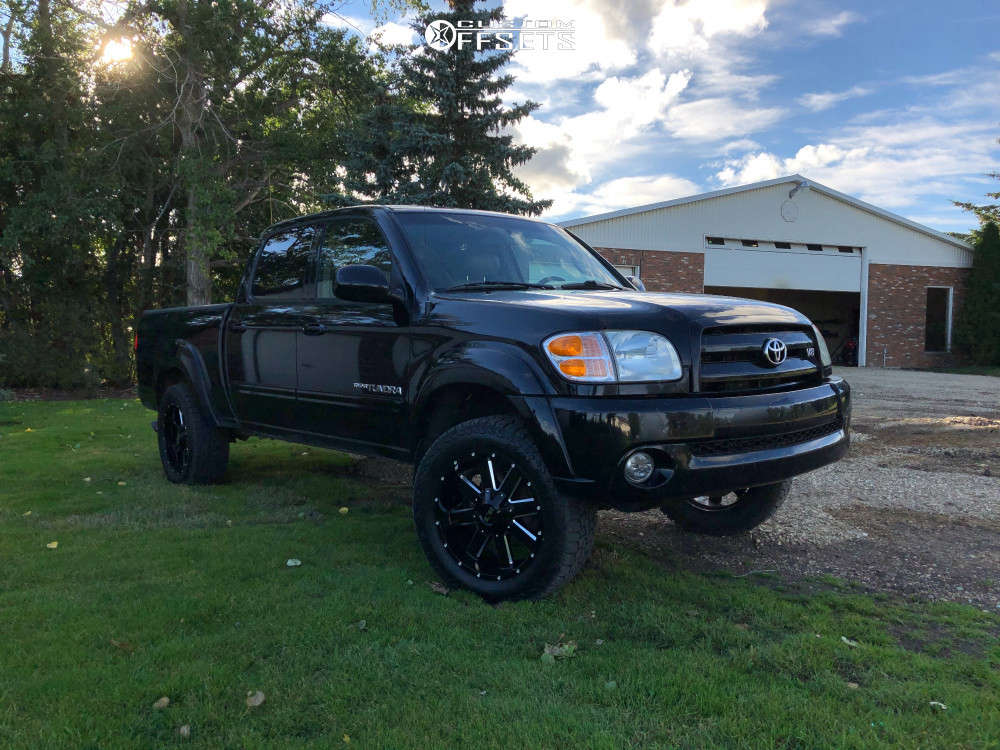 2004 Toyota Tundra with 20x9 -5 Alloy Ion 141 and 33/12.5R20 Falken ...