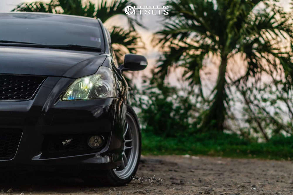 2020 Toyota Corolla with 17x9 35 Enkei RPF1 and 245/40R17 Nankang NS-20 ...