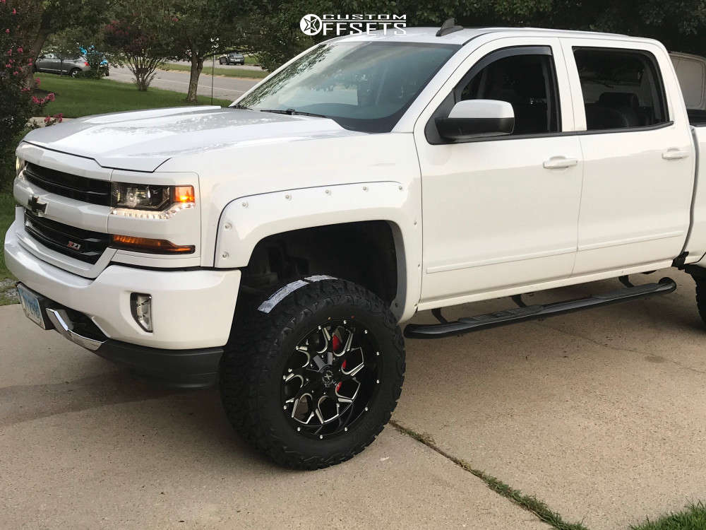 2018 Chevrolet Silverado 1500 with 20x10 -25 Xtreme Force Raptor and 35 ...