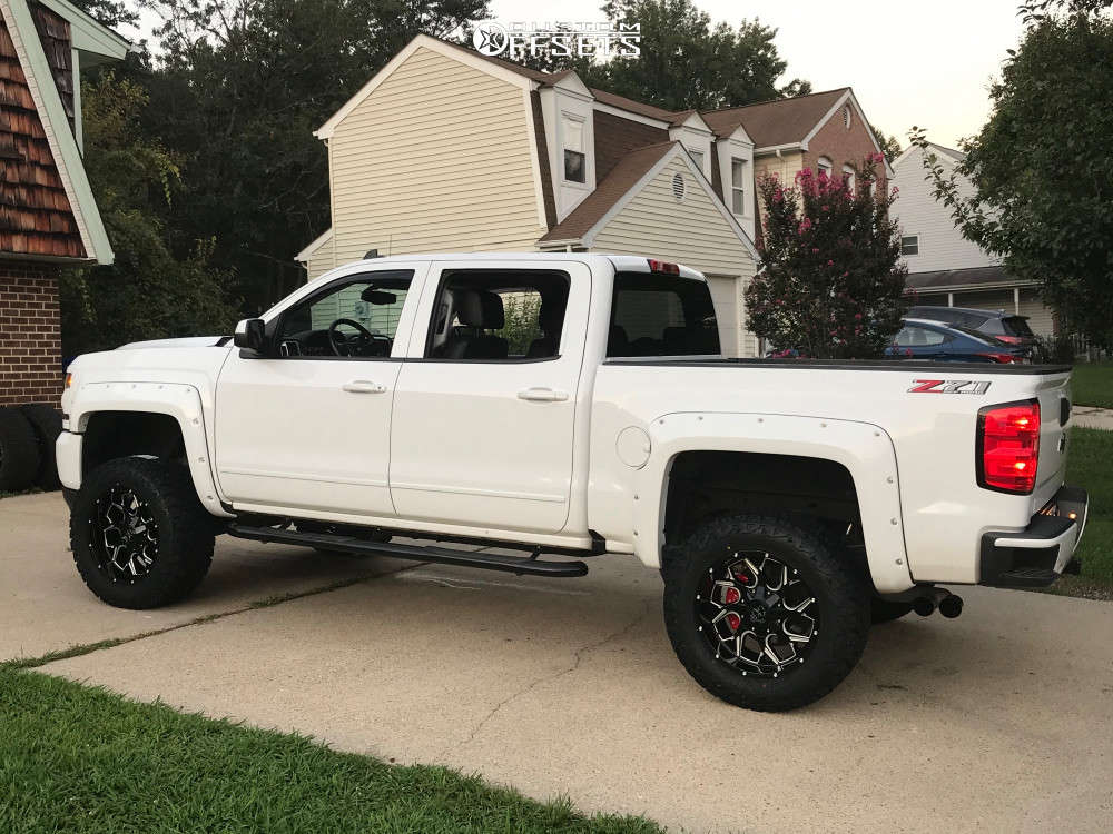 2018 Chevrolet Silverado 1500 with 20x10 -25 Xtreme Force Raptor and 35 ...