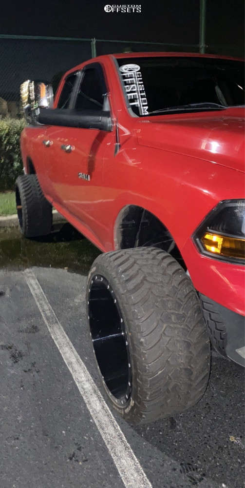 2010 Dodge Ram 1500 with 24x14 -76 RBP 71r and 35/13.5R24 AMP Mud ...